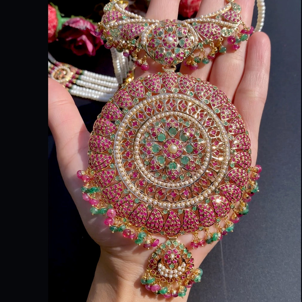 Shop Premium Gold Rani Haar Sets Online | Traditional Indian Long ...
