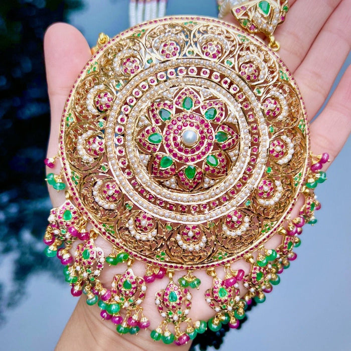 Shop Premium Gold Rani Haar Sets Online | Traditional Indian Long ...